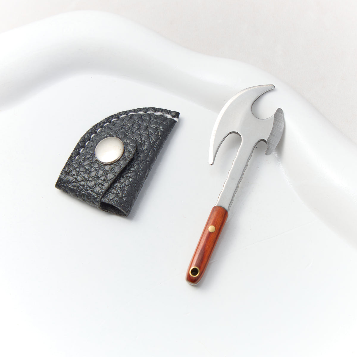 Mini Double-Edged Battle Axe Keychain Knife - Utility Pocket Knife ...
