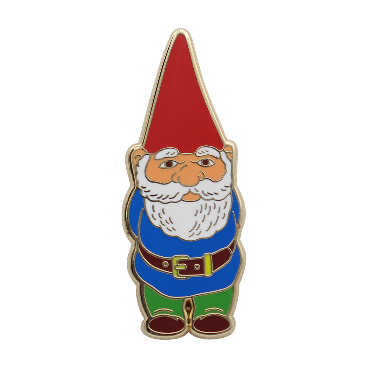 Friendly Cottage Gnome Enamel Pin - Cottagecore Pin for Bags – Real Sic